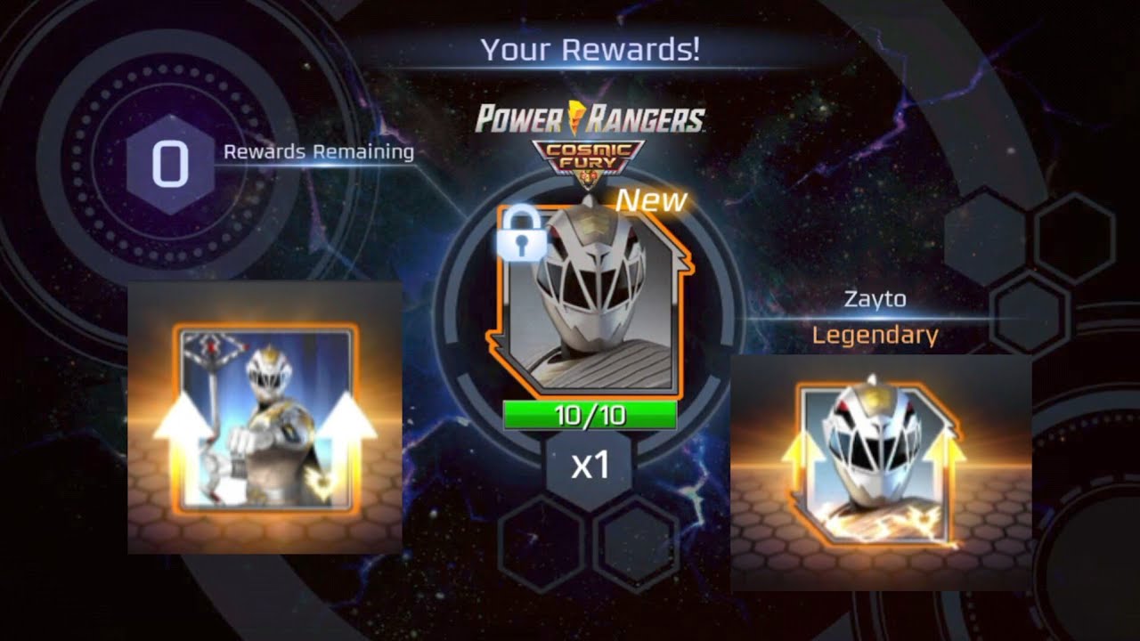 Power Rangers Legacy Wars~Unboxing + Warrior Boost~Zayto(Zenith Ranger ...