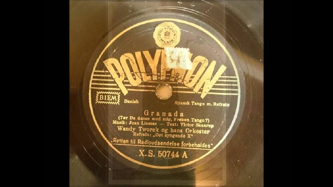 Granada. Wandy Tworek. Copenhagen 1939 - YouTube