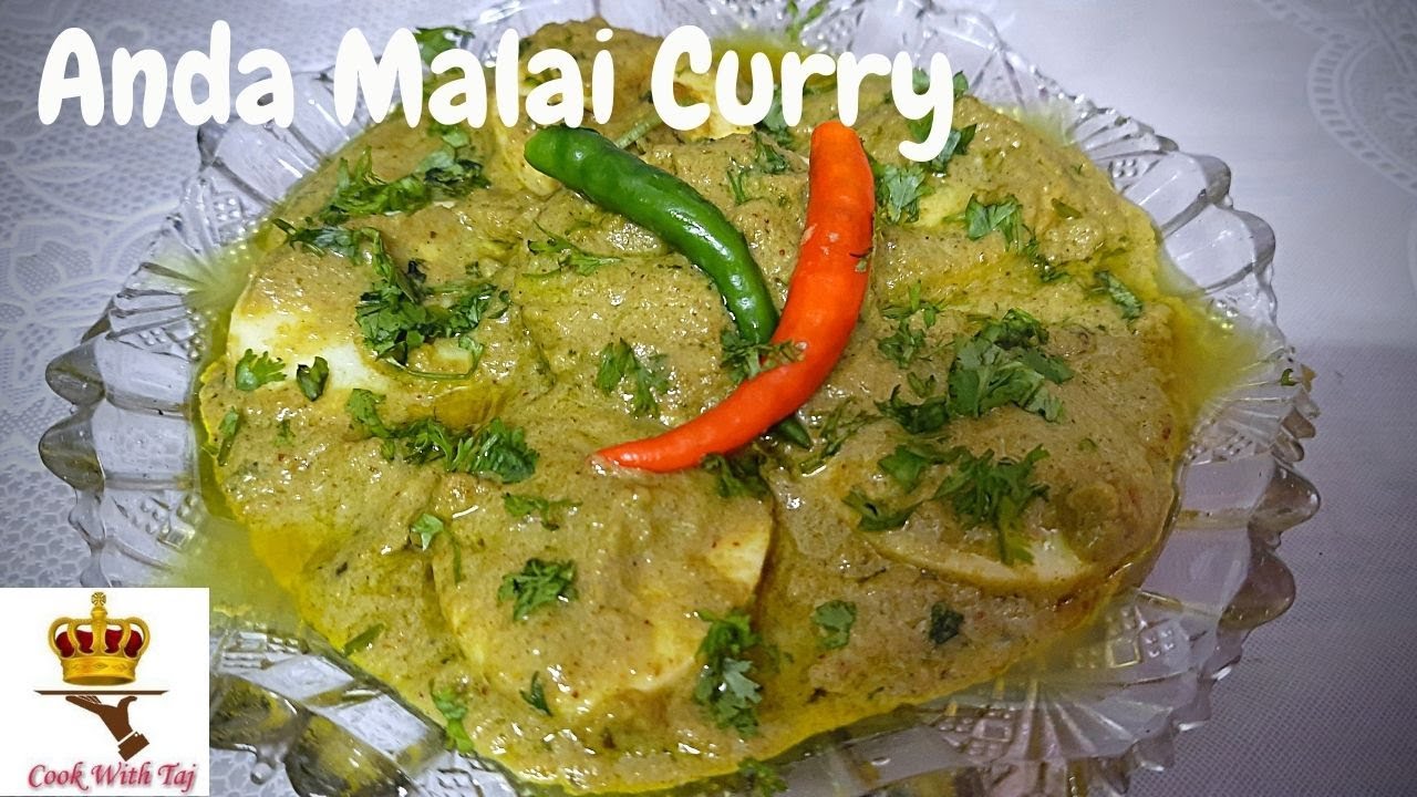 Egg Malai Masala | Hydrabadi Egg Malai Curry | Anda Masala | Anda Malai ...