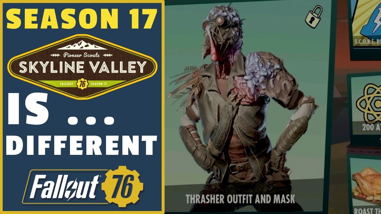 Fallout 76 Season 17 ALL Season Rewards // Skyline Valley - YouTube