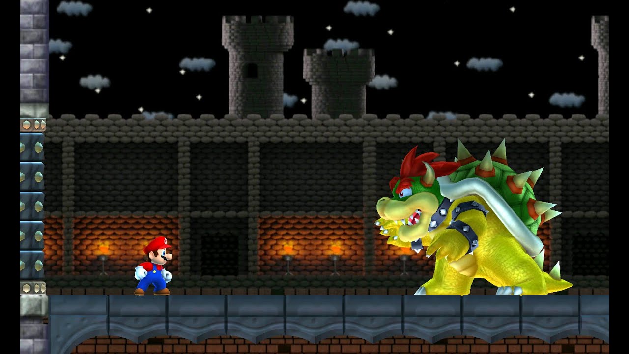 (Old) Custom NSMB2 Level - NSMBDS W1 Castle (Yoshi's Island Themed ...