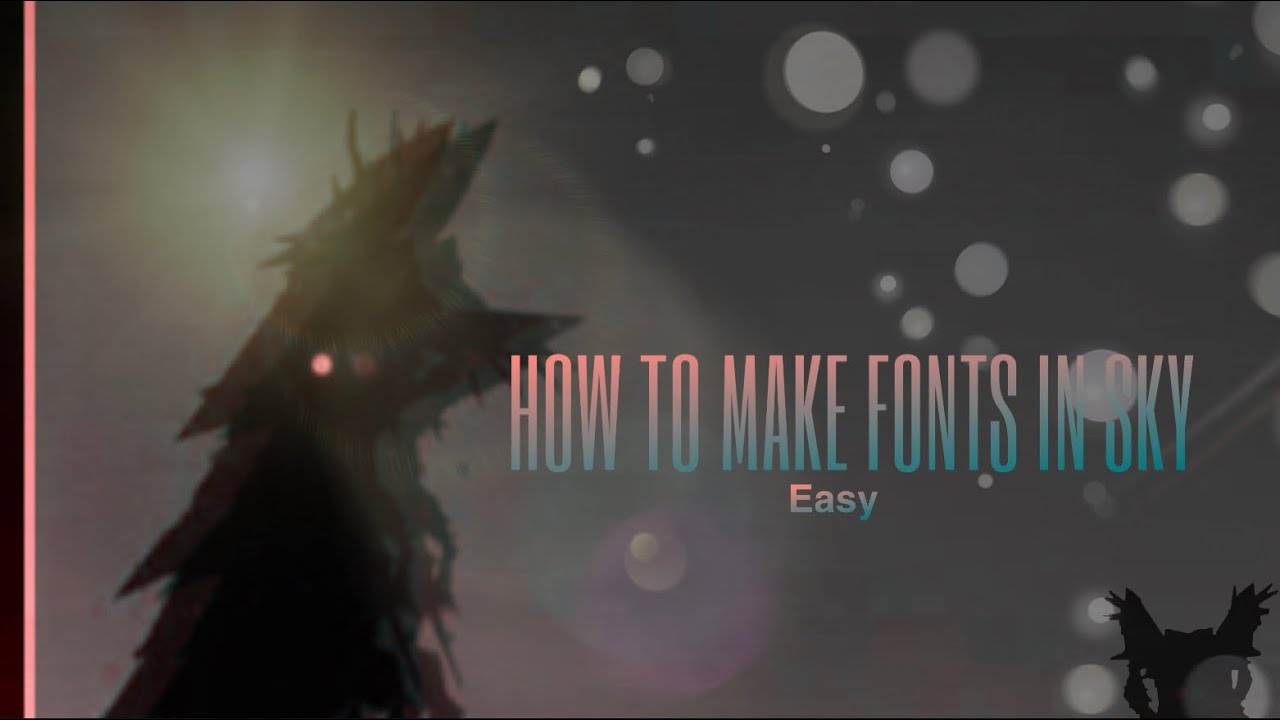 How to customize 𝙵𝙾𝙽𝚃𝚂 in sky COTL 😎 - YouTube