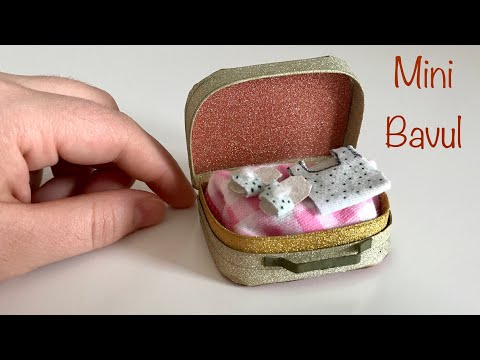 Minyatür Bavul Yapımı | Kendin Yap | DIY Miniature Suitcase for Barbie Doll