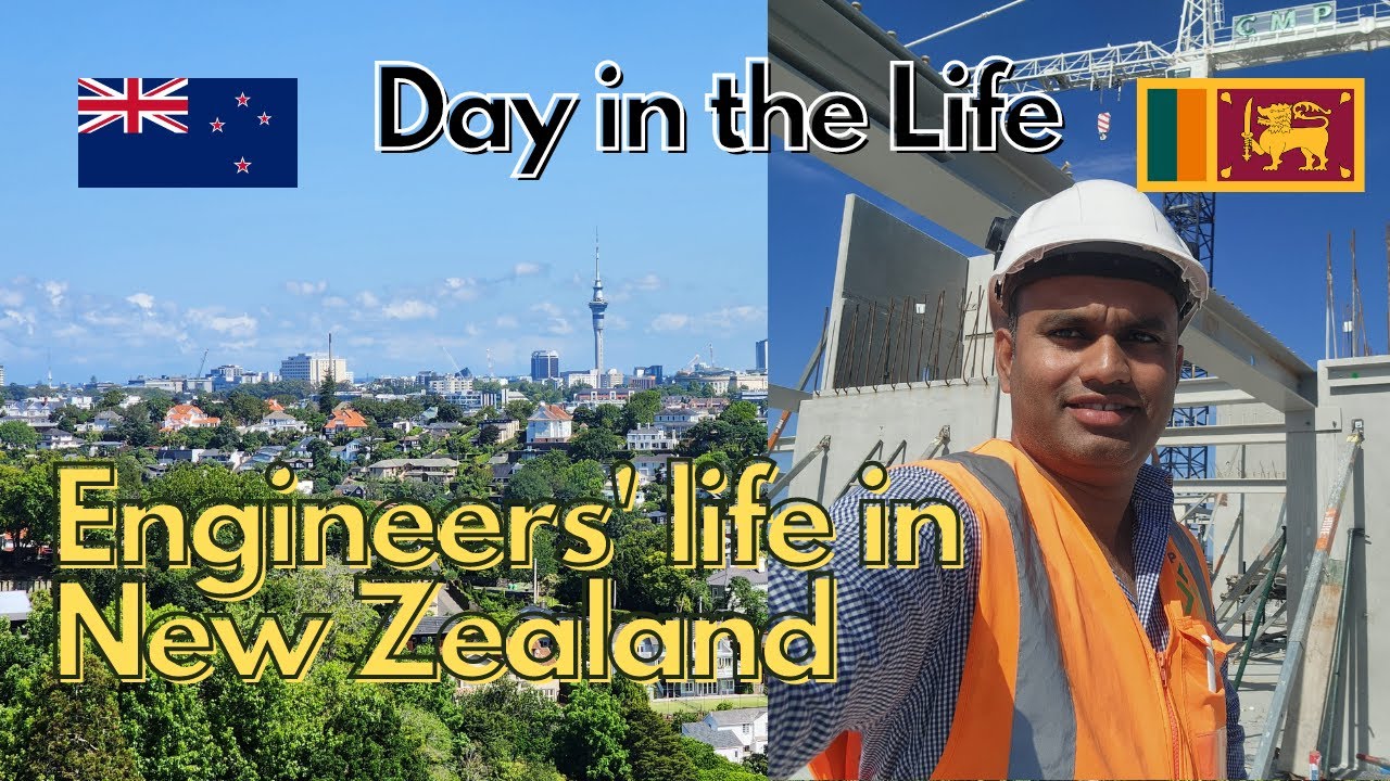 නවසීලන්තයේ සිවිල් ඉන්ජිනේරුවෙක්ගේ දවස | A day in the life of a civil ...
