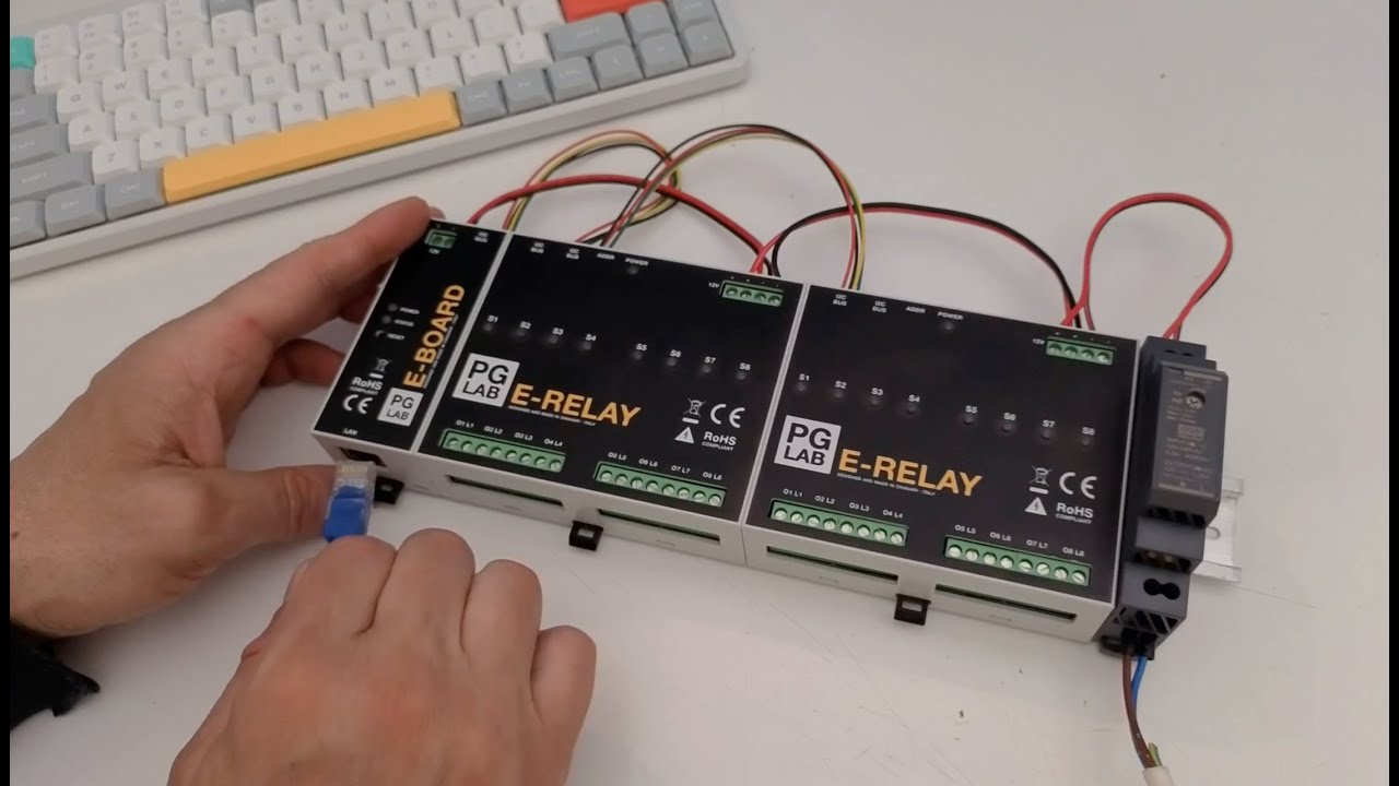 PG LAB Electronics with multi E-RELAYS - YouTube