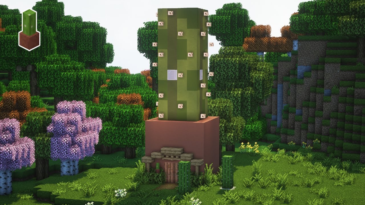 Minecraft | How to Build a Cute Simple Cozy Cactus House - YouTube