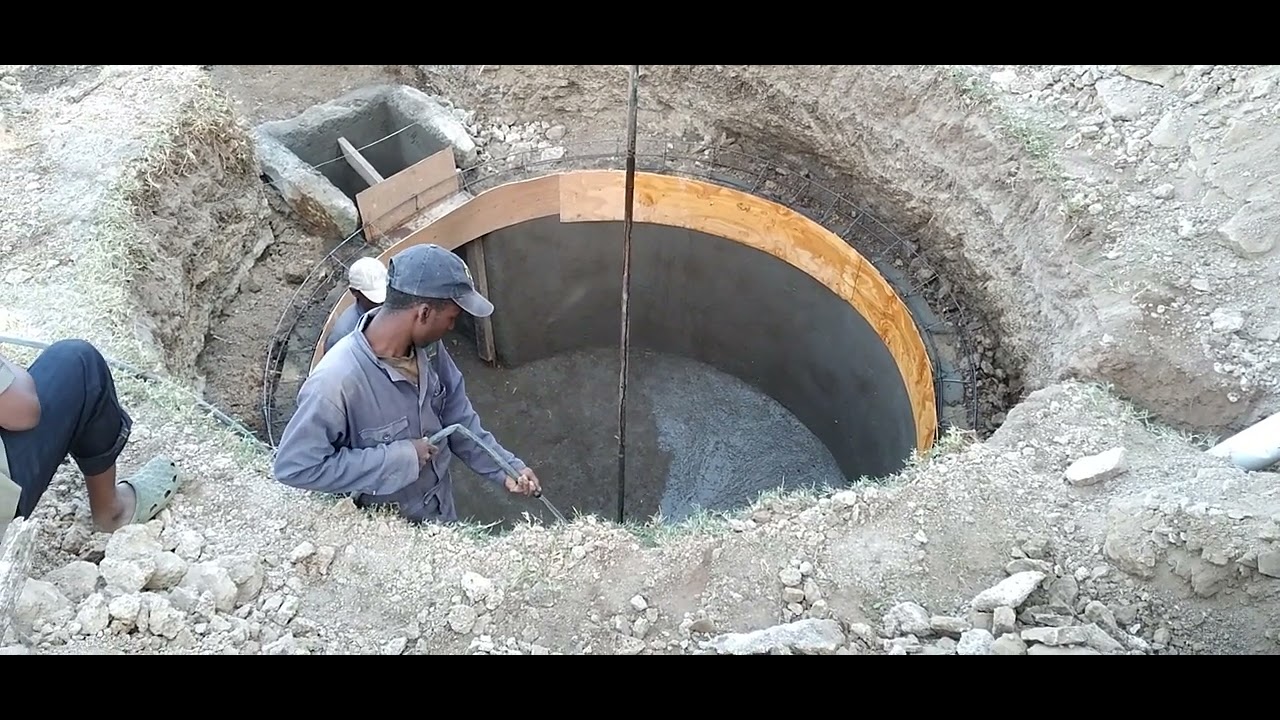 setting of a reinforcement ring - YouTube