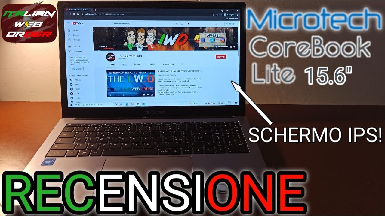 💻 MICROTECH COREBOOK LITE: UN LAPTOP DI FASCIA BASSA "POTENZIATO" RECENSIONE 💻 by ...