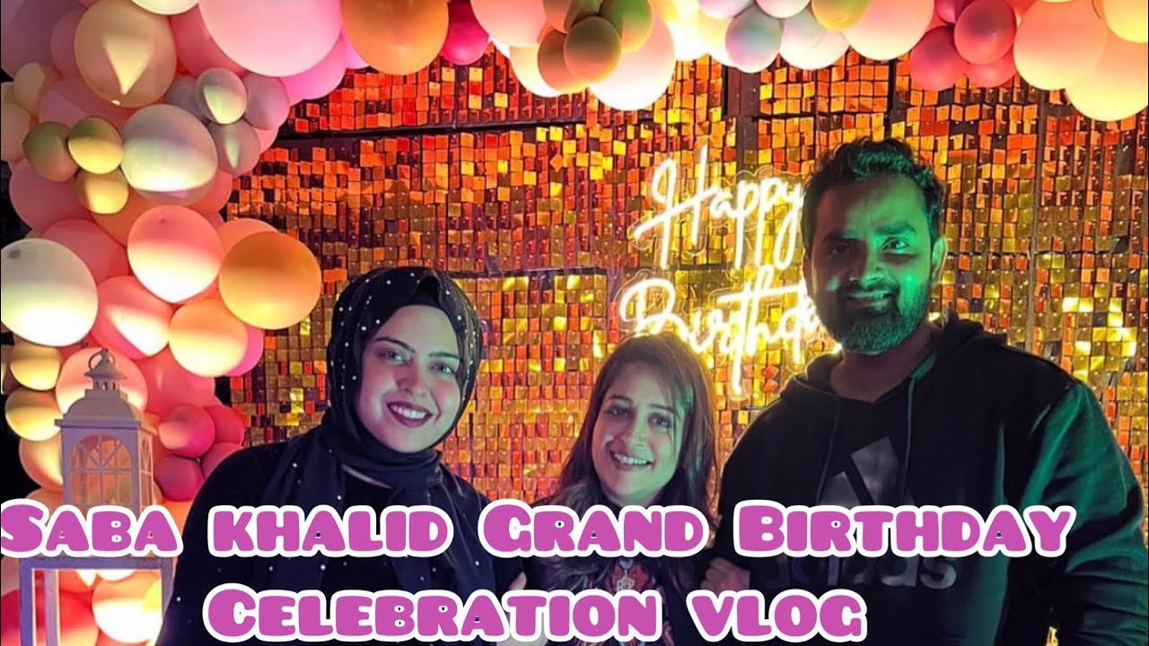 Grand birthday celebration ||ist birthday after wedding ||happy ...