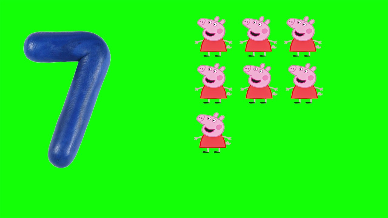 LEARN TO COUNT 1 TO 10 (ONE TO TEN) WITH PEPPA PiG ANIMATION FOR ...