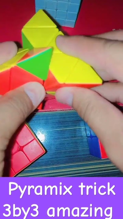 Pyramix cube trick 3by3 solve #foryou #shortvideo - YouTube