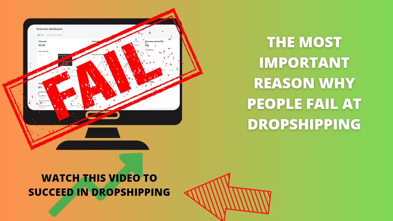 The Most Important Reason Why You Fail At Dropshipping - YouTube