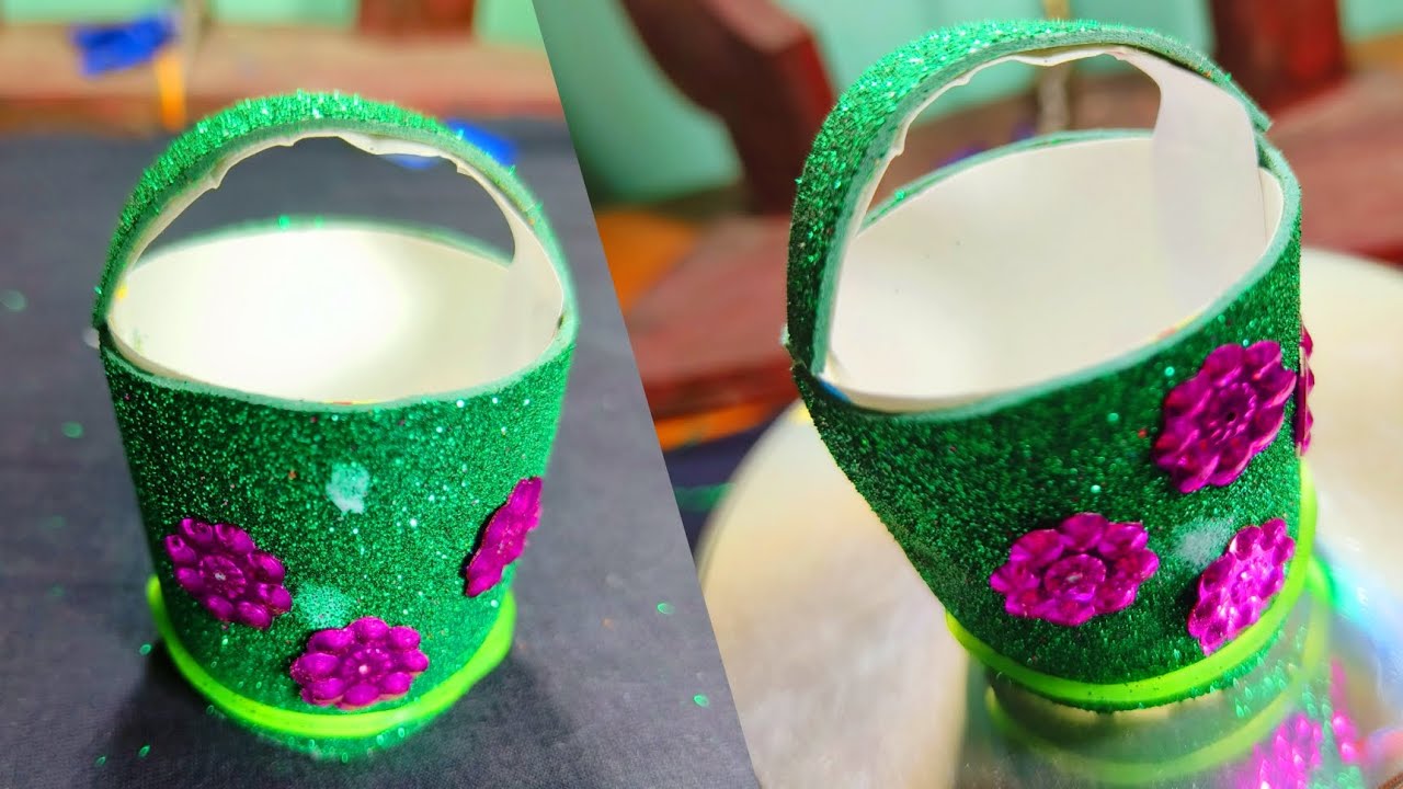 Made a mini bucket 🪣/ new craft idea - YouTube