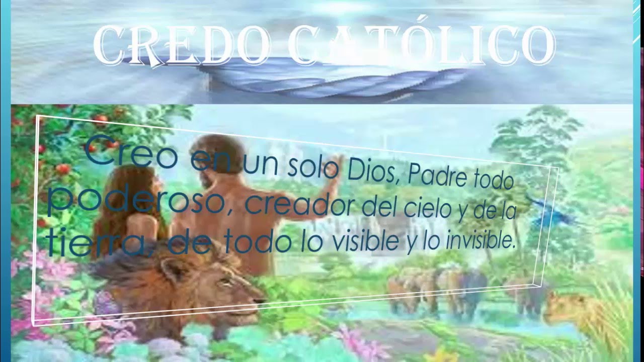 CREDO CATÓLICO audio y letra español latino - YouTube