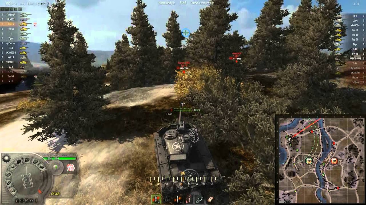 World of Tanks - Super Pershing - gameplay - YouTube