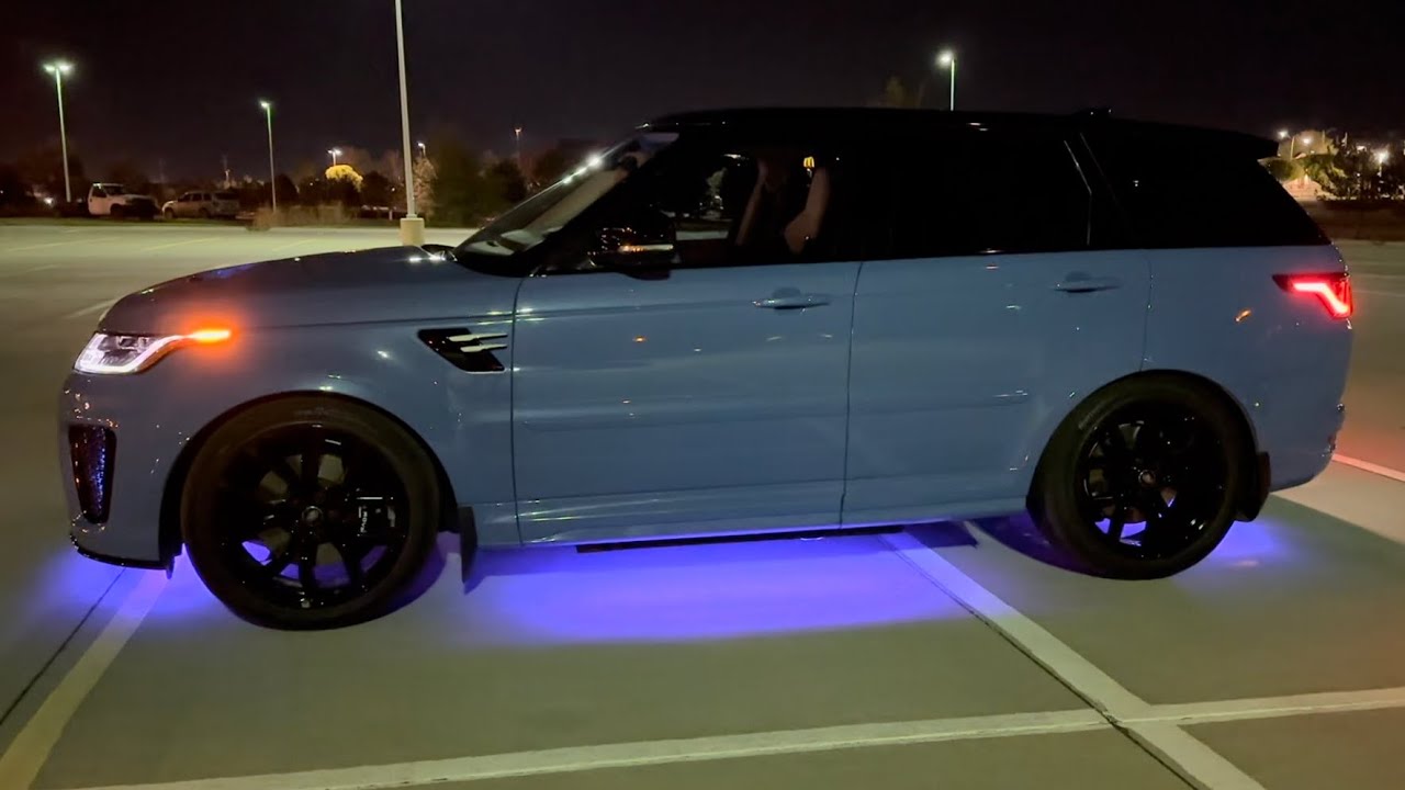 Range Rover Sport SVR LED Glow “Light Show” Pattern Part 4 - YouTube