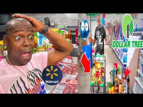 WALMART SHOPPING VS DOLLAR TREE SHOPPING... - YouTube