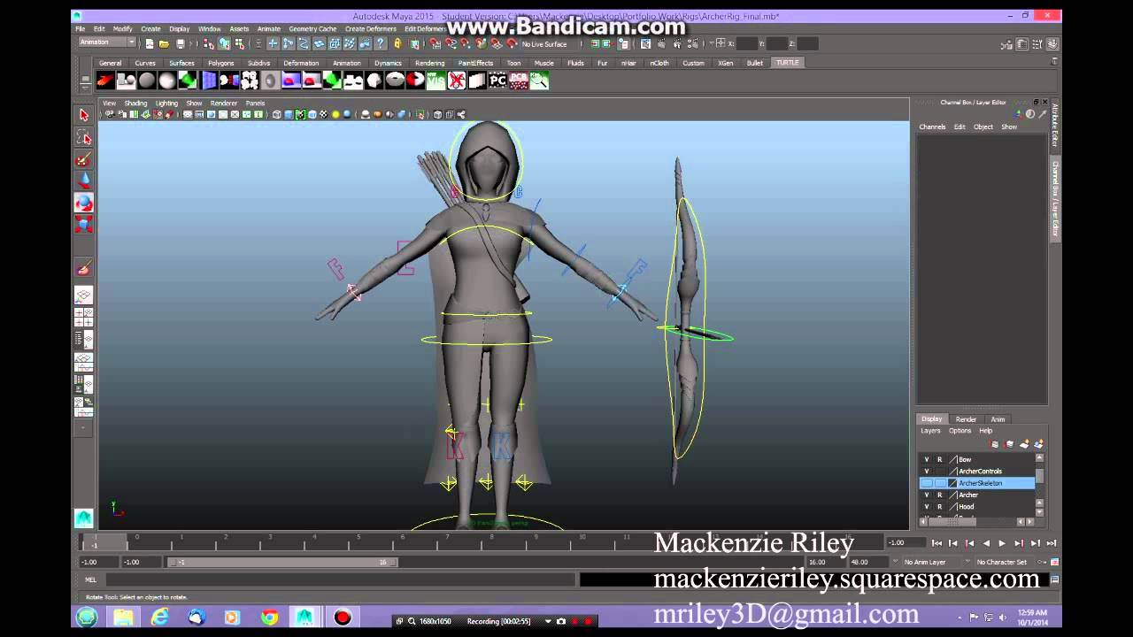 Archer Rig Demo Reel - YouTube