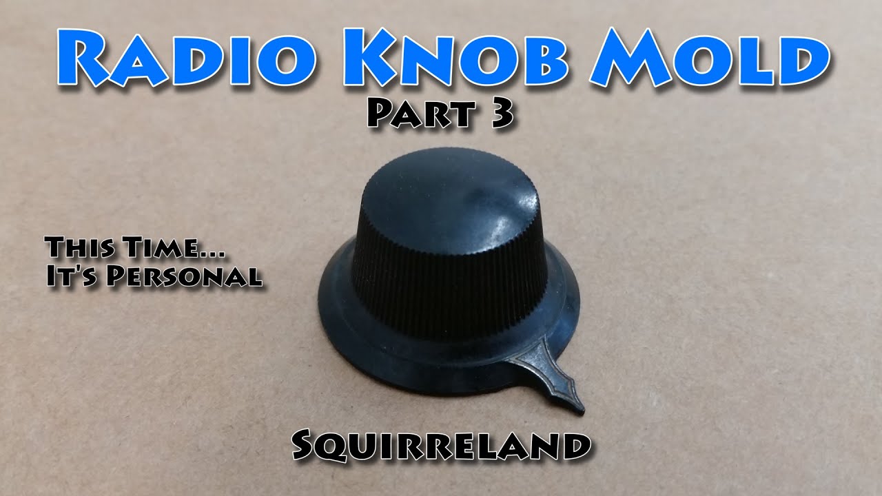 Radio Knob Mold Part 3 - Silicone Mold Making - Squirreland - YouTube
