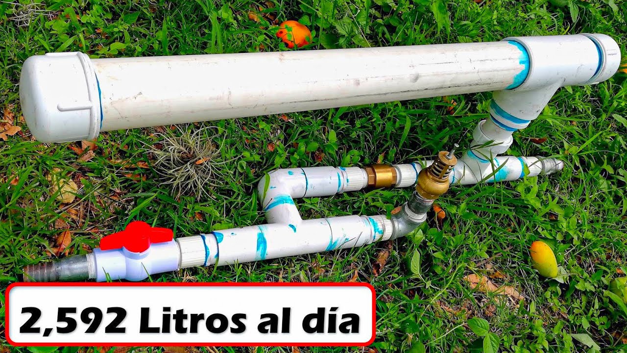 Bombear agua SIN motor ¿Cómo funciona Bomba de Ariete Hidráulico?/♻️ ...