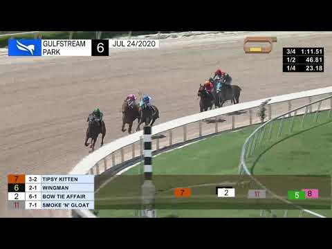 Gulfstream Park July 24, 2020 Race 6 - YouTube