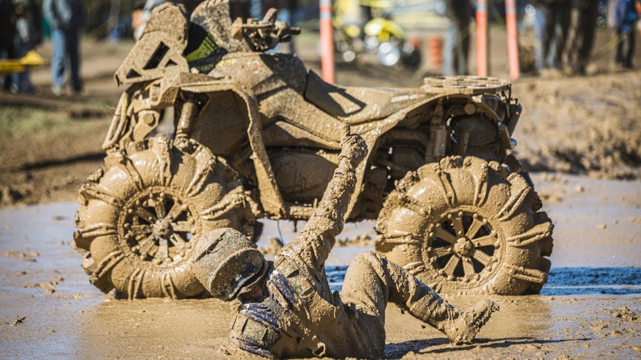 That's Bucking Great! (ATV Mud Drags) I'm OK - YouTube