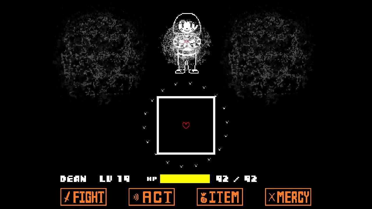 No Hit Chara ~ Determination Fan Game - YouTube