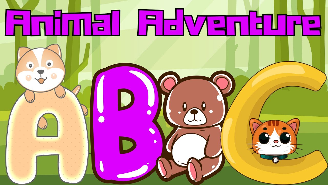 The Animal Alphabet 🐘🐯 | Learn ABC with Animal Names for Kids ...