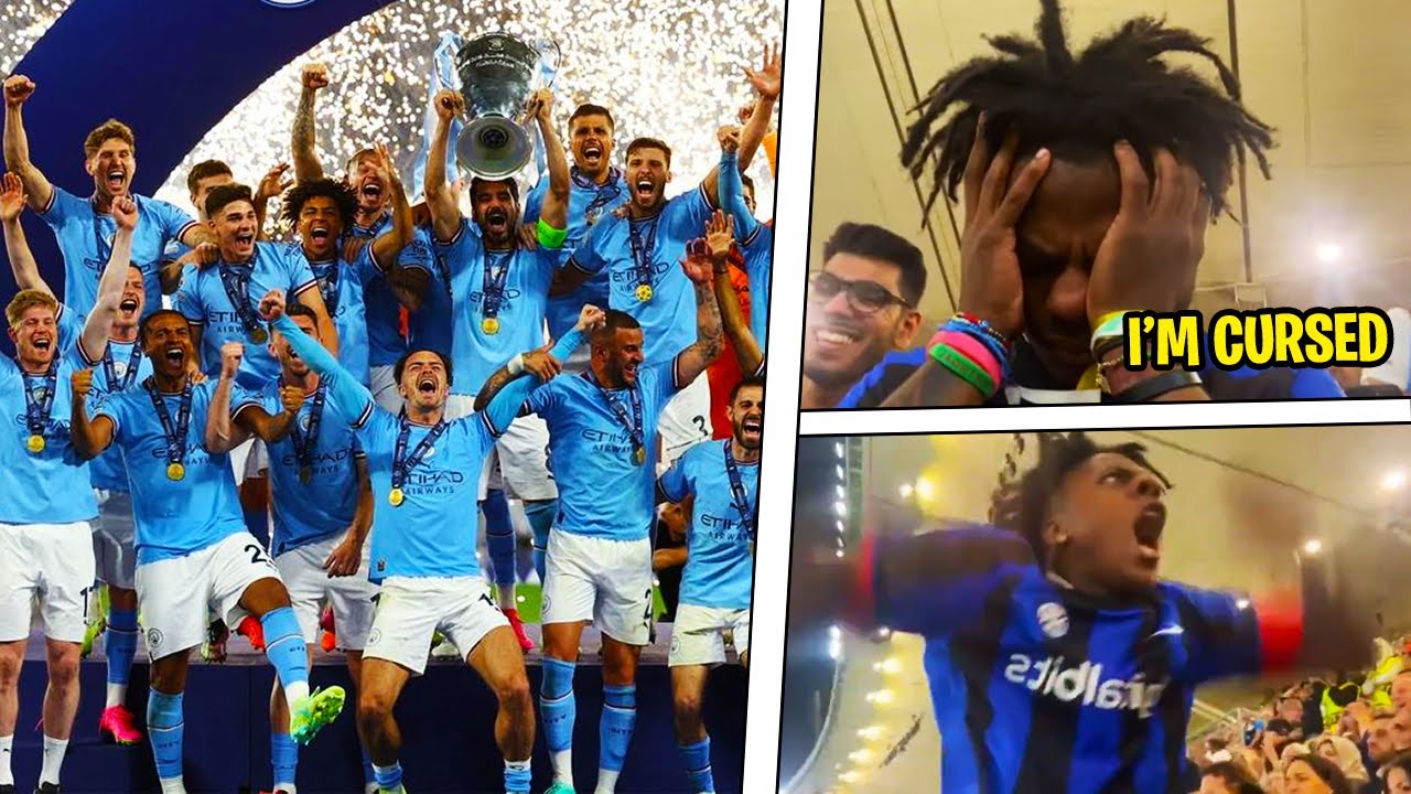 iShowSpeed *WATCHES* Manchester City Win the CHAMPIONS LEAGUE!! 😥🤬 ...
