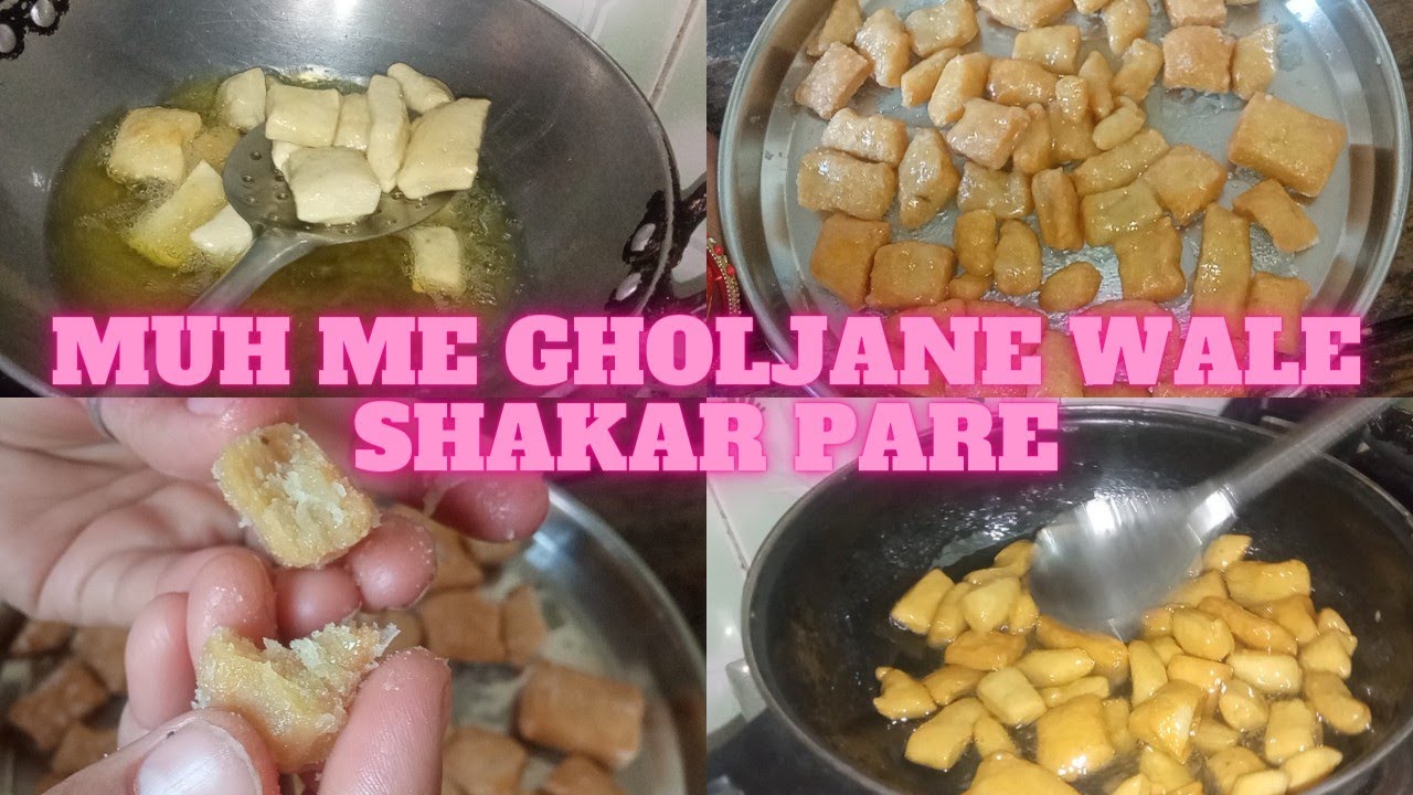 kaise banate hai shakar pare| holi special| sakar pare recipe| holi ...