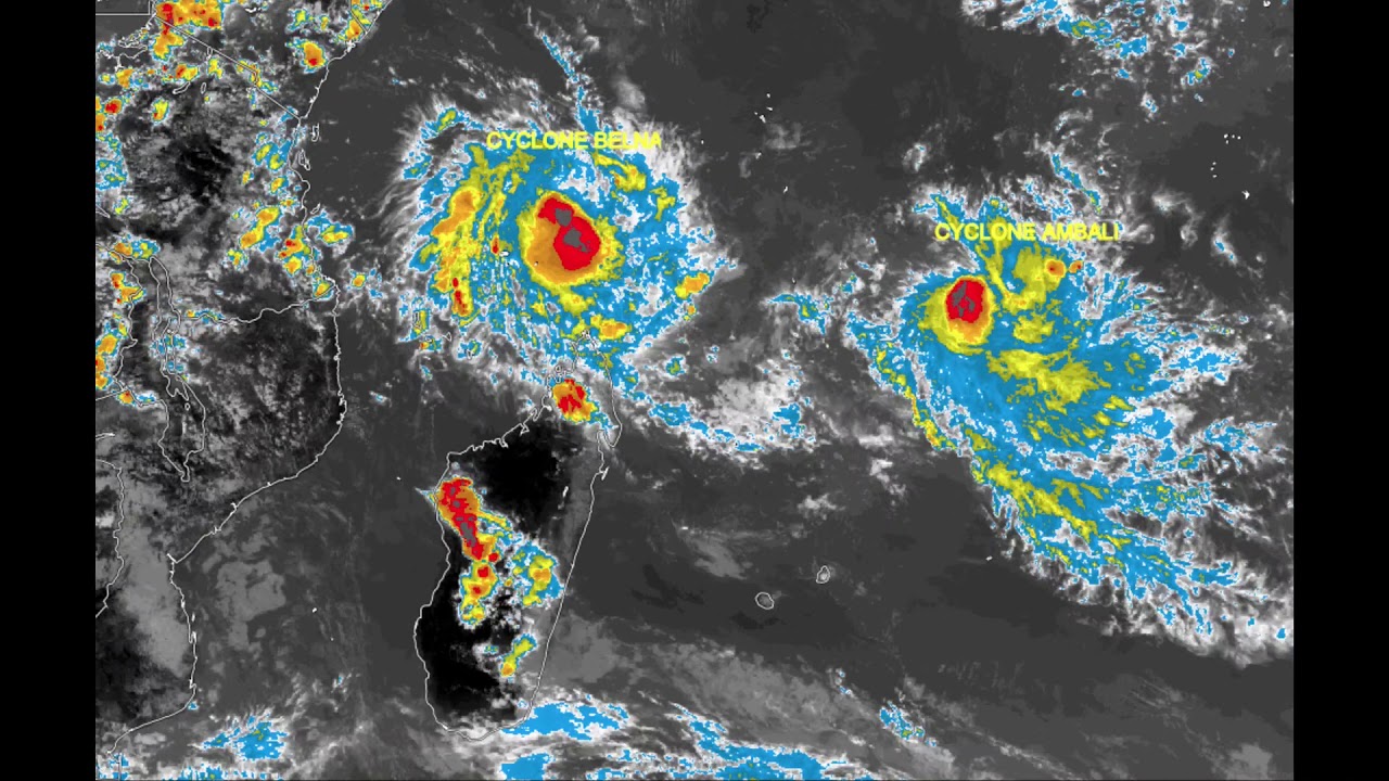 Twin Cyclones Belna and Ambali - YouTube