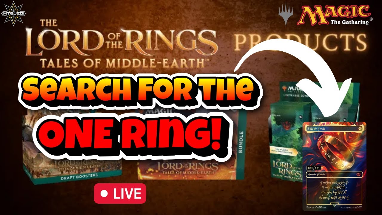 First Ever Magic the Gathering Pack Opening for the LoTR Set & Raiding ...