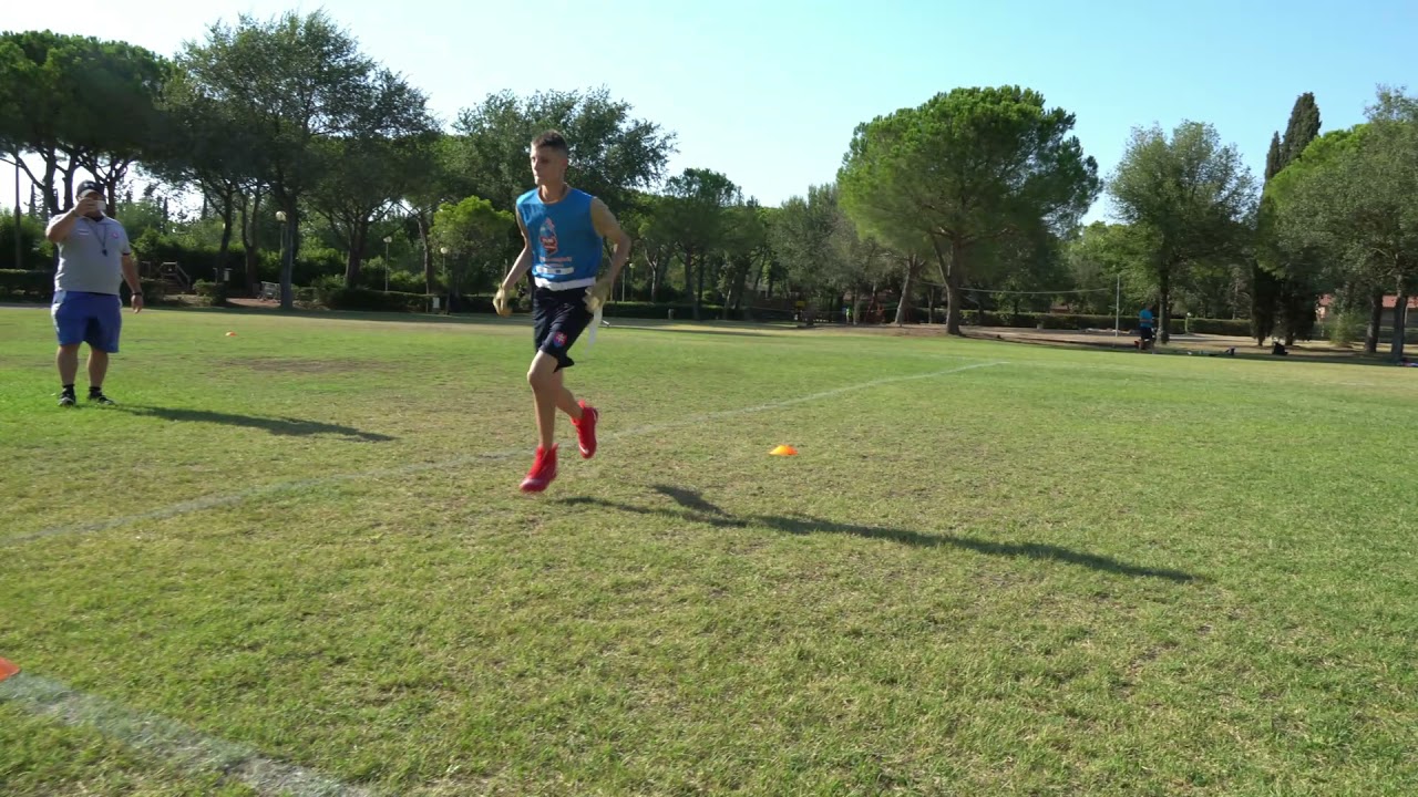 90° degrees change of the direction of running - YouTube