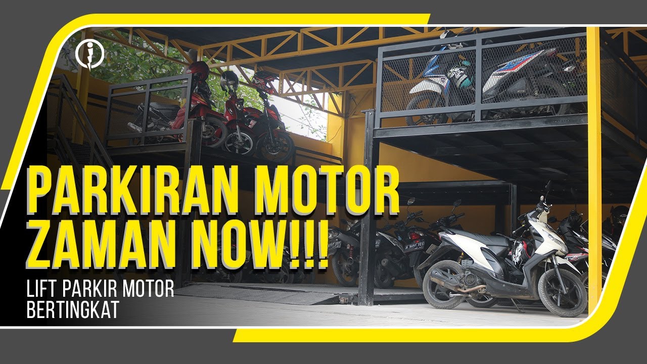VIRAL! PARKIRAN MOTOR BERTINGKAT PALING KEREN TERCANGGIH! COCOK DI ...