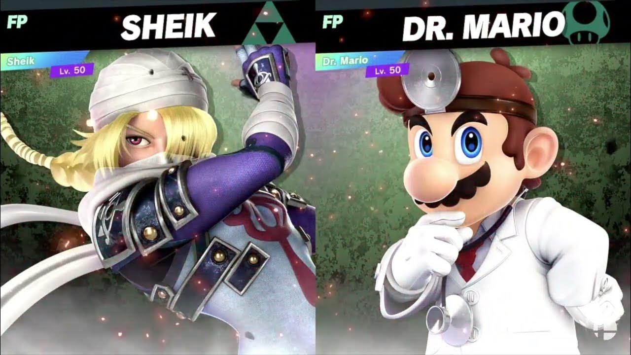 Super Smash Bros Ultimate Amiibo Fights – 9pm Poll Sheik vs Dr Mario - YouTube