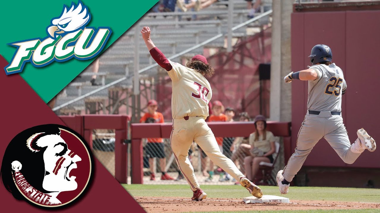#8 Florida State vs Florida Gulf Coast (MULTIPLE HRs) Highlights | 2022 ...