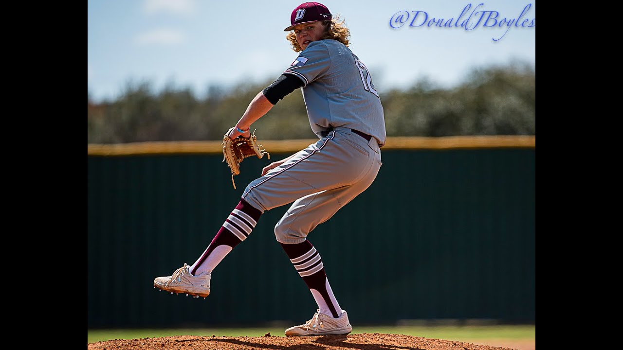 RHP Tobin Eschief Davenport High School Class of 2024 - YouTube