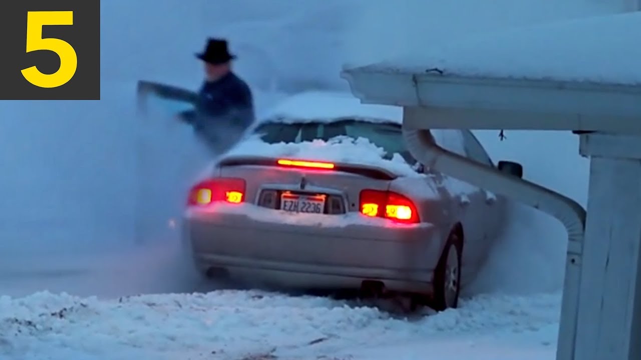 Top 5 Angry People VS Snow - YouTube