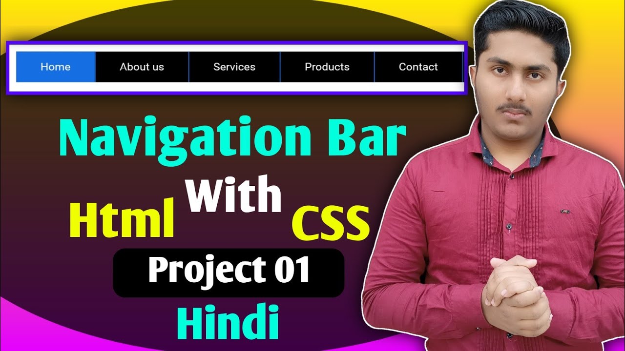 How To Create Navigation Bar Using Html And CSS In Hindi Navigation How To Create Navigation Bar Using Html And CSS In Hindi Navigation