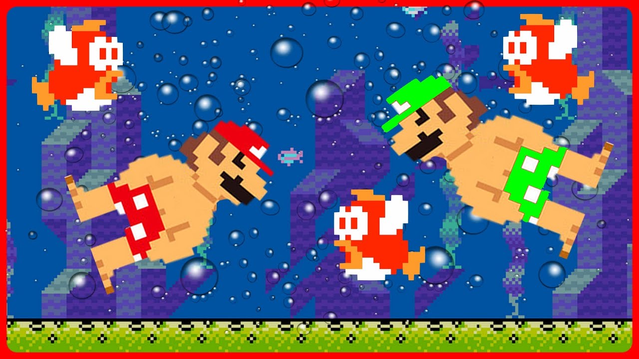 Diving lessons with Mario and Luigi! - YouTube