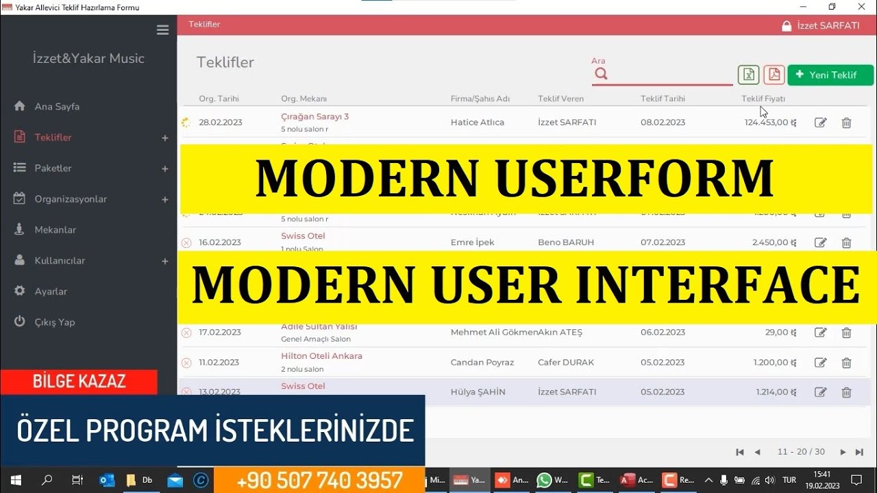 MODERN USER INTERFACE - 2 - YouTube