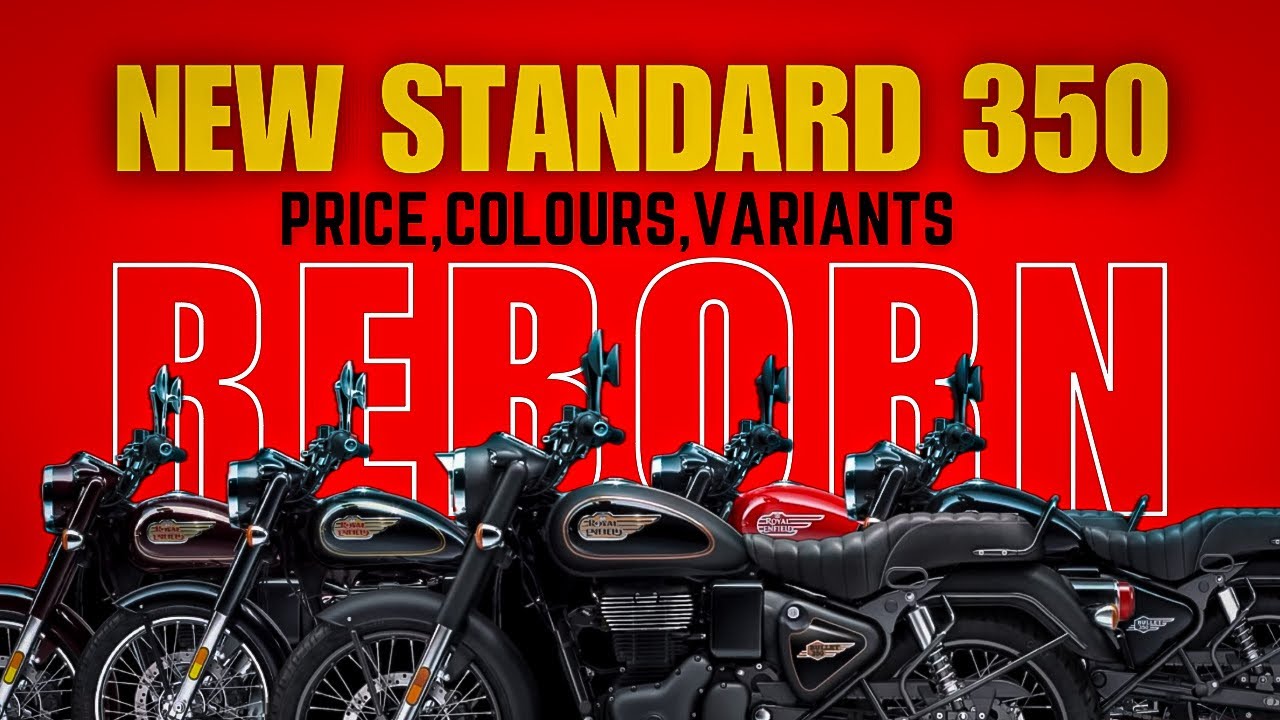 New Standard 350 Bullet Reborn🔥🤯 Price,Variants,Colours All in one ...