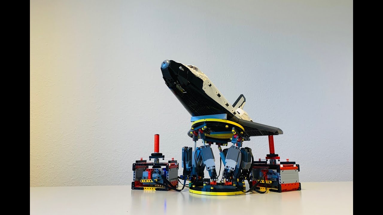 LEGO Space Shuttle with Hexapod MOC - YouTube