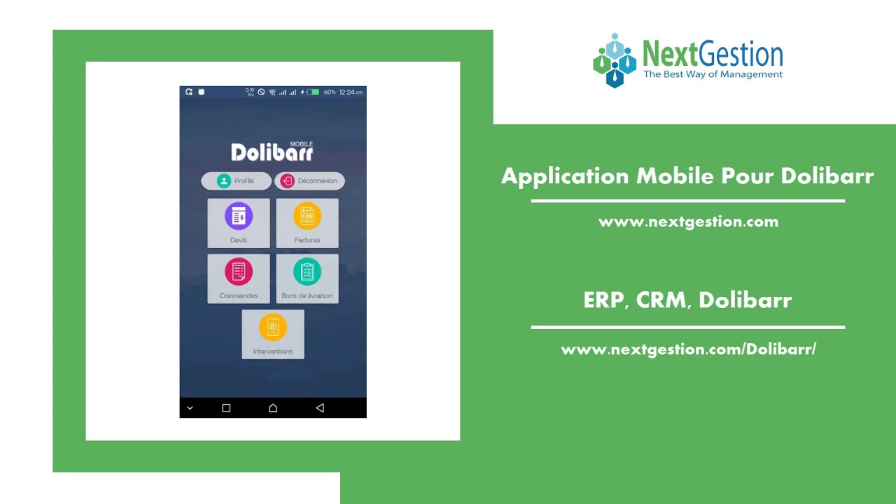Application Mobile Pour Dolibarr - Module Dolibarr - YouTube