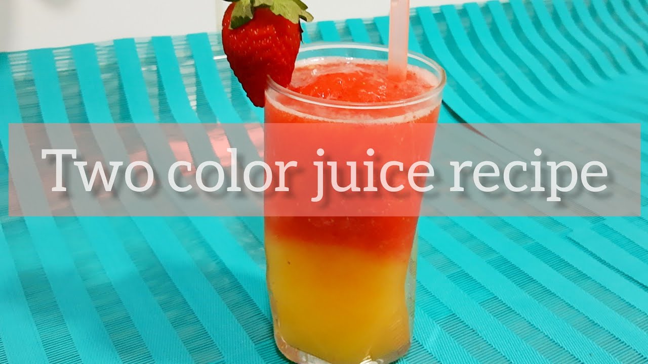 Two color juice recipe (receita de suco de duas cores) - YouTube
