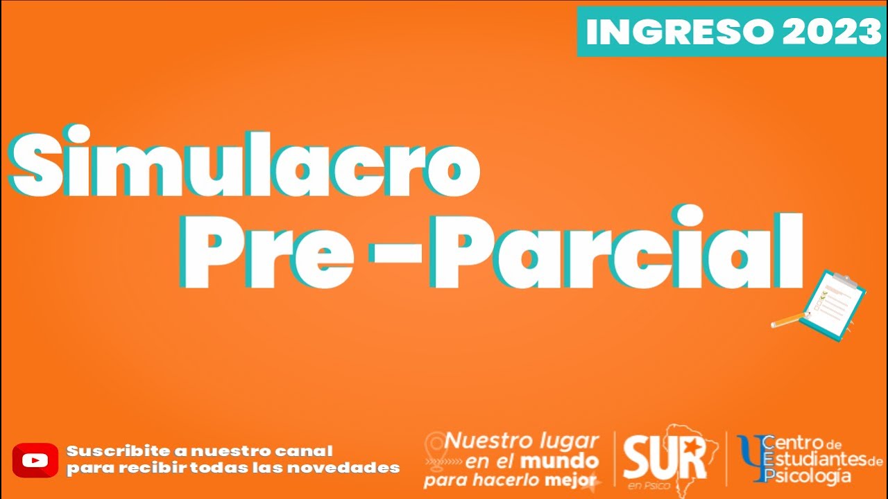 INGRESO 2023: "Simulacro y Repaso Pre- Primer Parcial" - YouTube