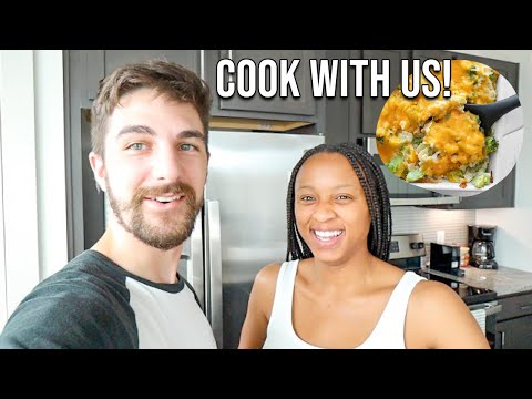 COOK WITH US VLOG *while reading assumptions about us as interracial couple*
