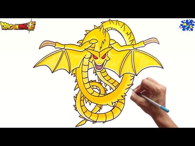 How To Draw Shenron From Dragon Ball Z Step By Step