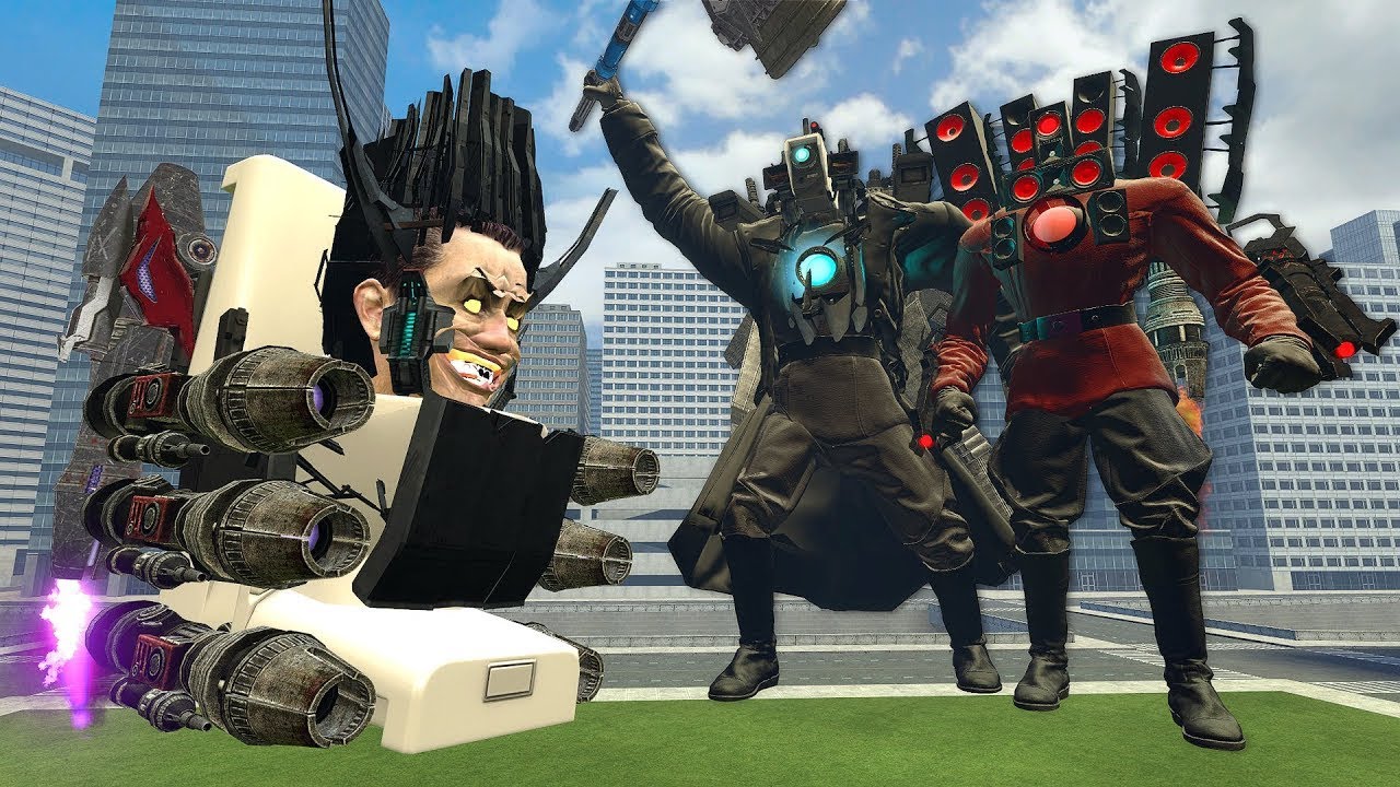 SKIBIDI TOILET VS CAMERAMAN 1-77 ALL BOSSES BATTLES, SPEAKERMAN & TV ...