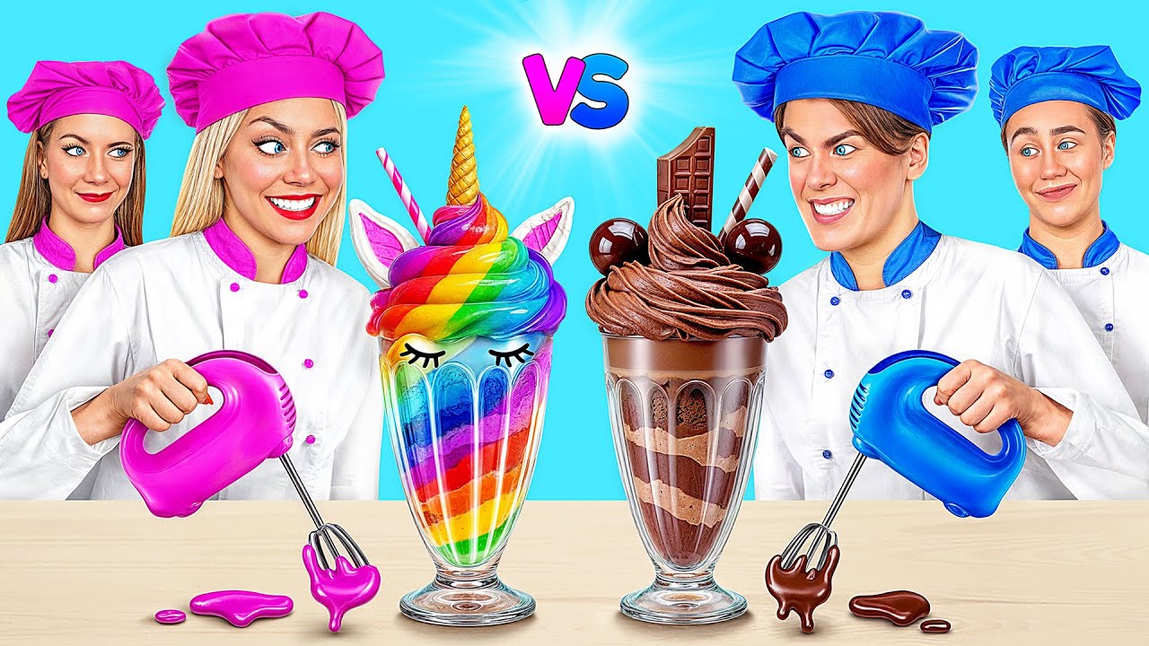 Jongens VS Meisjes Koken Uitdaging | Keukenhacks en Trucs Multi DO ...